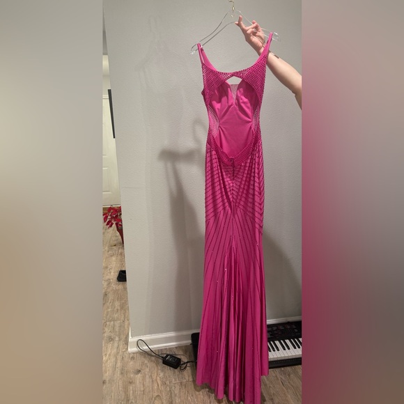 Dresses | Pink Prom Dress Worn Once Very Comfortable Size | Poshmark